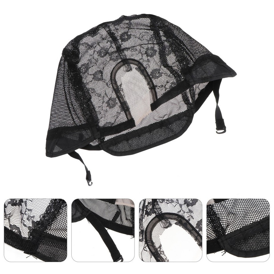 Wig Net Cap Liner Weaving Caps Lace for Braiding Wigs Adjustable | eBay ...
