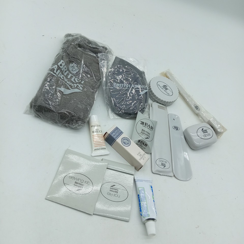 British Airways Concorde Era First Class Amenity kit | New Vintage ...