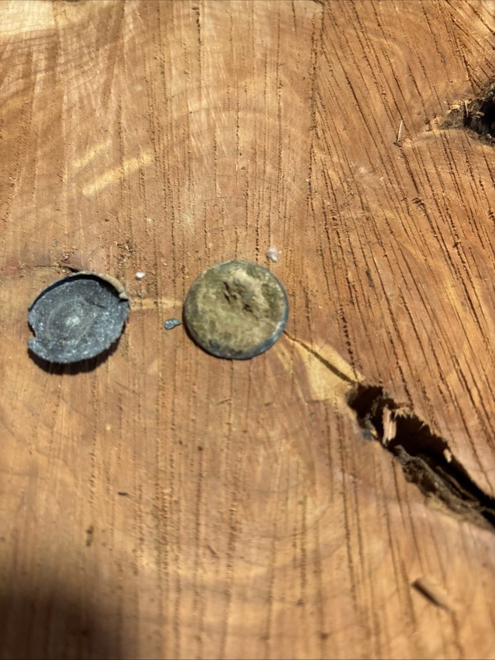 CIVIL WAR CONFEDERATE C.S.A. BLOCK I INFANTRY FULL SIZE COAT BUTTON DUG ...