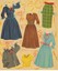 VINTAGE UNCUT 1943 HI GALS PAPER DOLLS HD~LASER ORG SZ REPRODUCTION~LO ...
