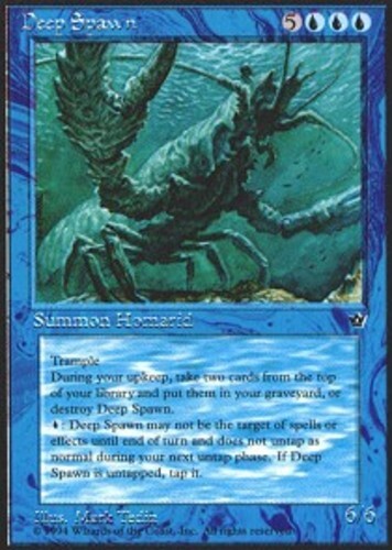 MTG: Deep Spawn [Moderately Played] Fallen Empires Magic the Gathering ...