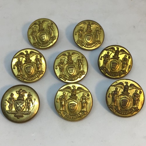 (Lot Of 8)Antique 1880’s United States Schenectady, New York Police ...