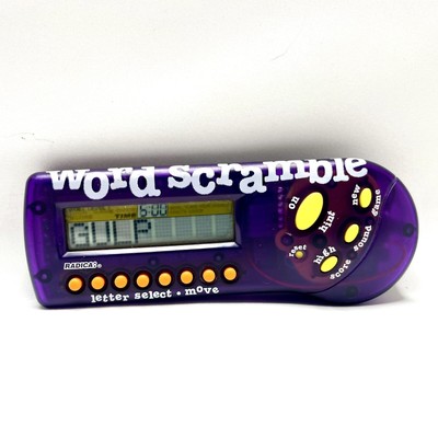 Word Scramble *TESTED* Electronic Handheld Game - Radica 2000 | eBay