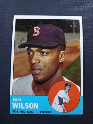 1963 Topps Earl Wilson Boston Red Sox #76⚾⚾💥 VG+/EX | eBay