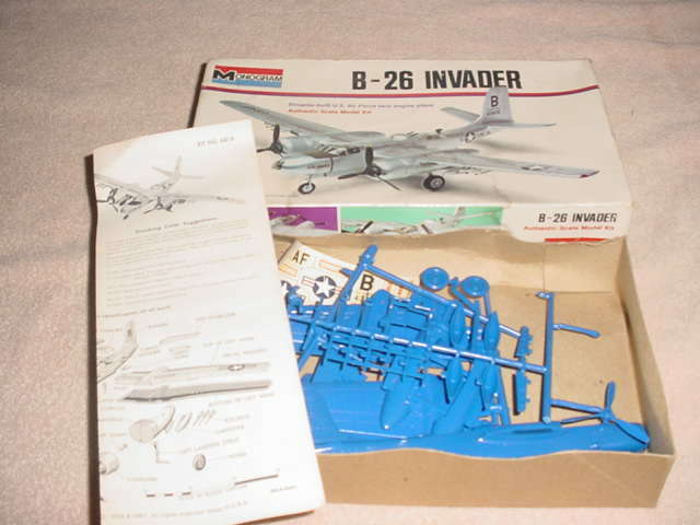 Monogram B-26 Invader Ww2 Warplane Unassembled Model Kit 6818 for sale ...