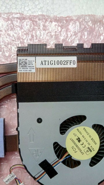 9634N Alienware 17 R2 Heatsink Fan Module Captive Screws At1g1002ff0 ...