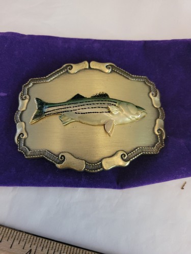 Vintage Raintree Buckle & Jewelry Goltone Belt Buckle Fish Design | eBay