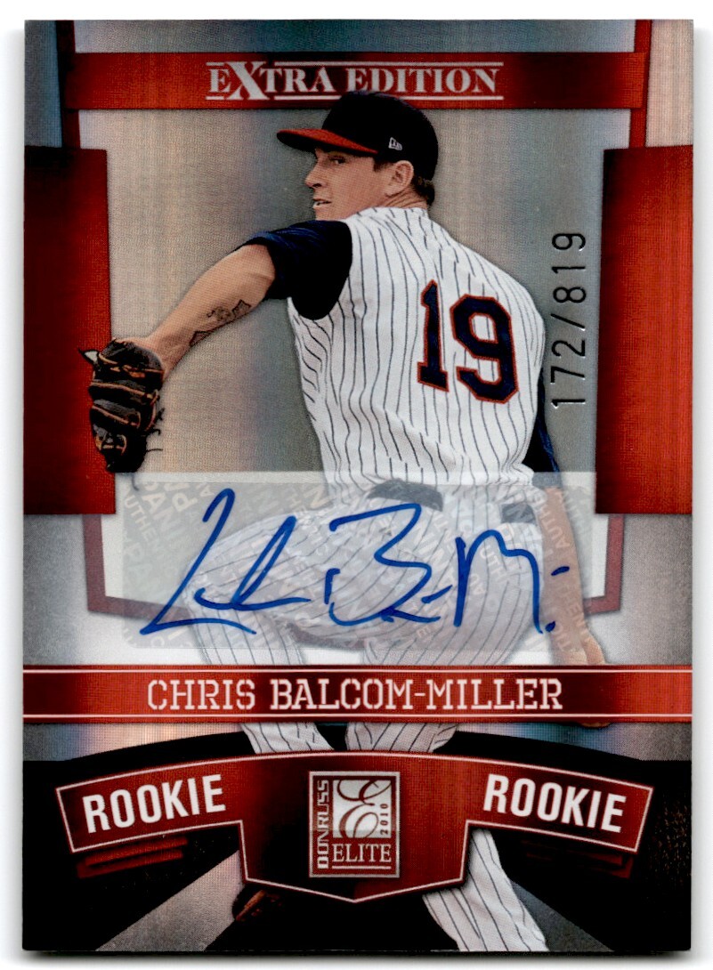 2010 Donruss Elite Extra Edition Chris Balcom-Miller Rookie Auto /819 ...