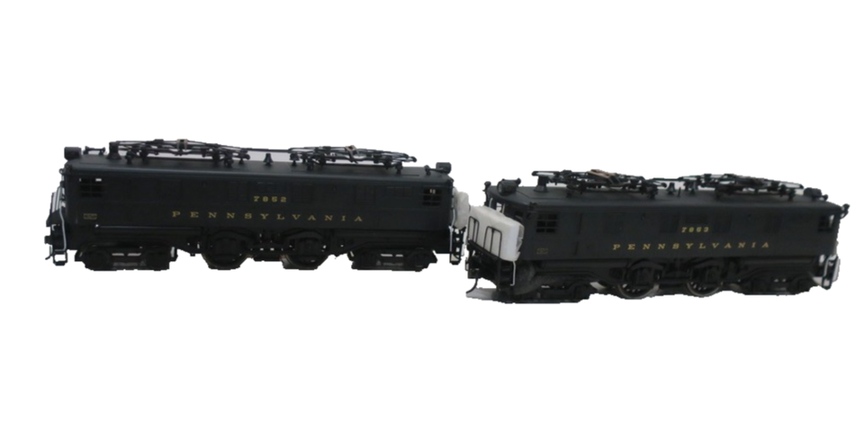 Sunset 3rd Rail O Scale 2 unit PRR electric Locomotive O1 / O1a # 7852 ...