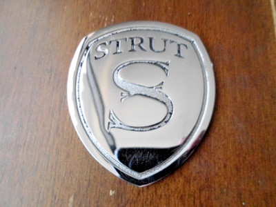 Chrome Strut Emblem Badge | eBay