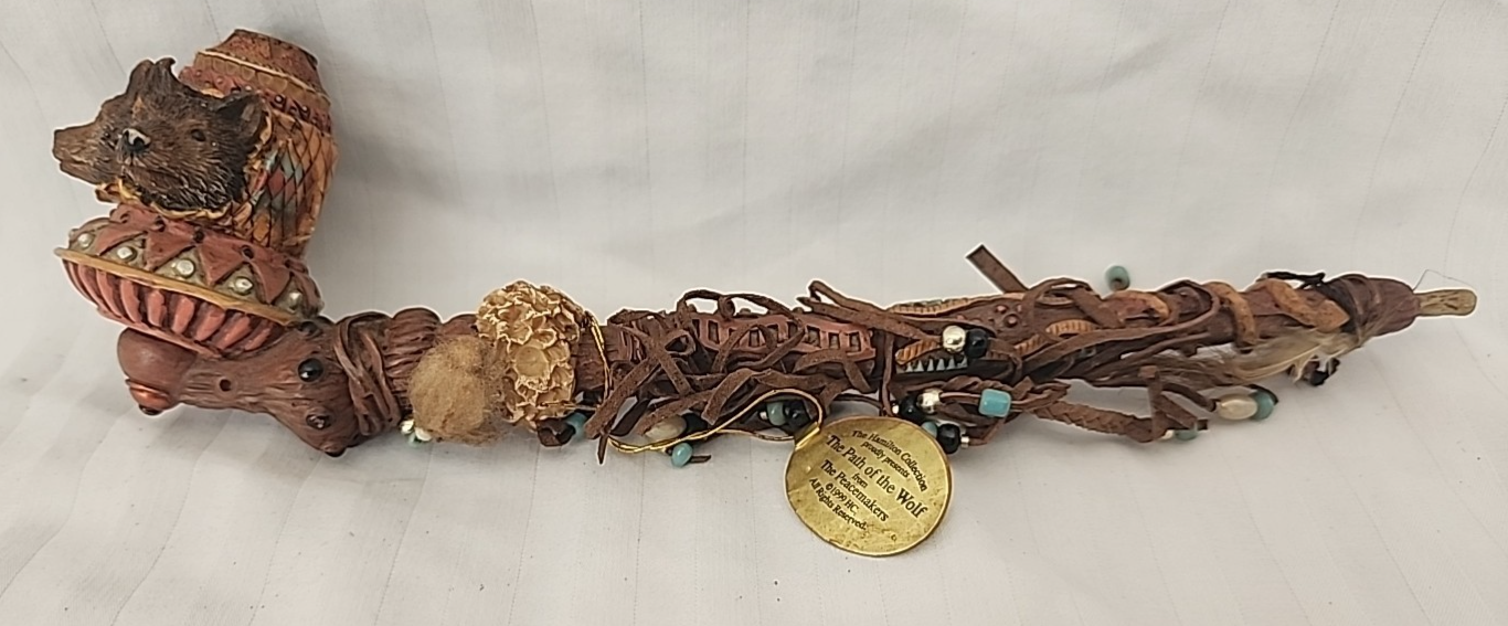 Hamilton Peacemakers Peace Pipe Collection Path of the Wolf APPROX 8.5 ...