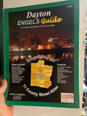 Greater Dayton Engels Guide 11 County Street Atlas | eBay