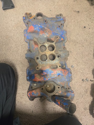 OEM GM 4 Barrel Intake Manifold 3837109 1956 265 4 Barrel Chevy ...