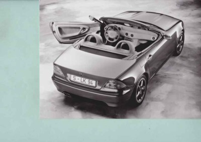 photo de presse / press photo original Mercedes Vision SLK concept 1994 ...