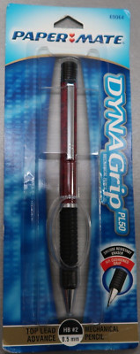 Papermate Dynagrip RT80 Red Marble 0.5mm Pencil W 2 Hearts New In Pack ...