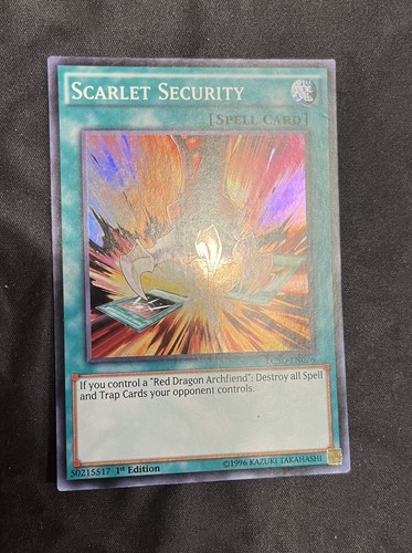 | Yugioh Scarlet Security LC5D-EN076 1st Edition Super Rare 5D's NM- 🔥 ...