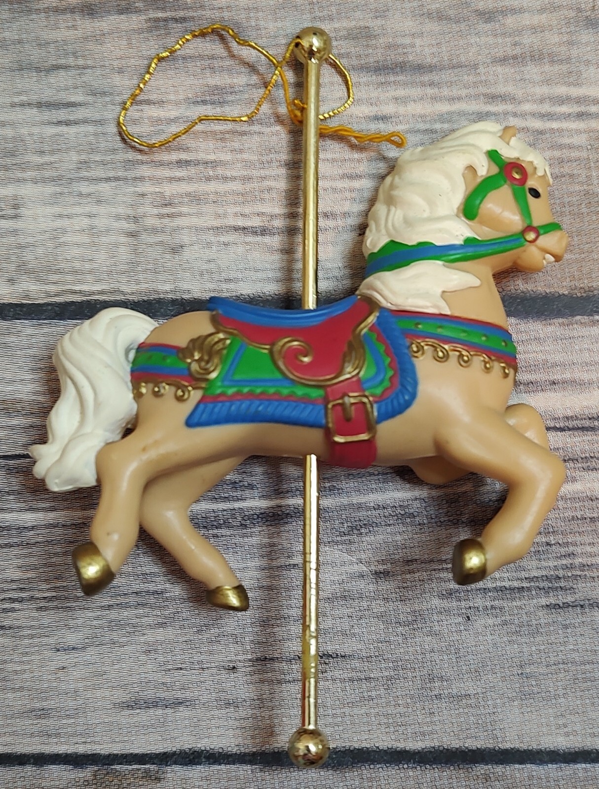 AVON Carousel Ornament "Gallant Steed" Christmas Ornament Horse A16 | eBay