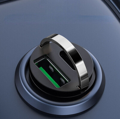 Mini USB Type-C PD Quickly Car Charger 100W Fast Charge Hidden Pull ...