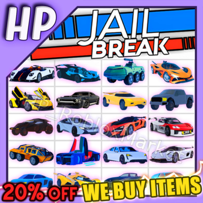 ALL JAILBREAK ITEMS 💎CLEAN - FASTEST DELIVERY⚡ car/color/hyperchrome ...