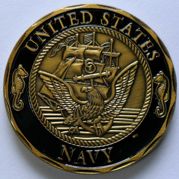 US Navy Crossing The Equator Shellback Challenge Coin for sale online ...