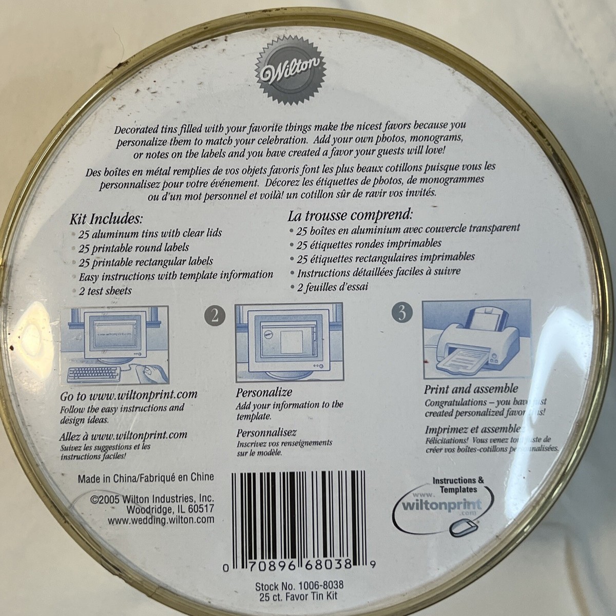 Wiltonprint Favor Templates Party Favor Template Etsy
