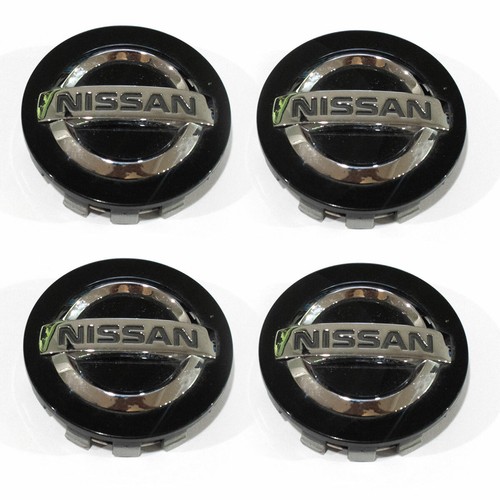 4PC Black Center Cap Hubcap Wheel for Nissan Altima Maxima Murano 350 ...