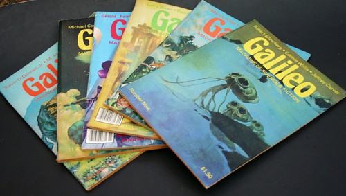 GALILEO Journal of SCIENCE & FICTION Stories - Lot of 6 Journals - Good ...