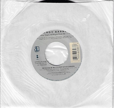MANDY BARNETT NOW THAT'S ALL RIGHT WITH ME/WHAT'S GOOD FOR YOU 45RPM ...