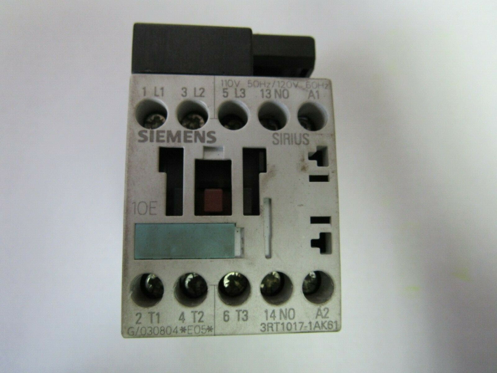 SIEMENS 3RT1017-1AK61 CONTACTOR | eBay