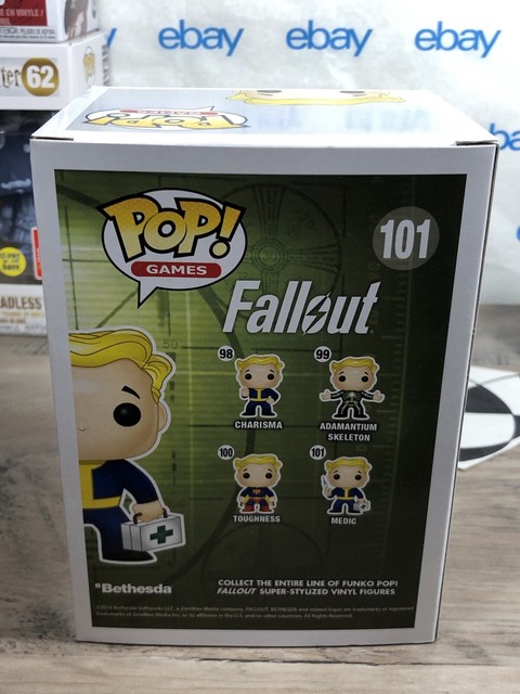 Funko Pop! Vinyl: Fallout - Vault Boy (Medic Perk) - Hot Topic (HT ...