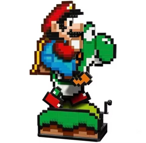 1215pcs Super Mario & Yoshi Building Blocks Model Set Moving Parts! NEW ...