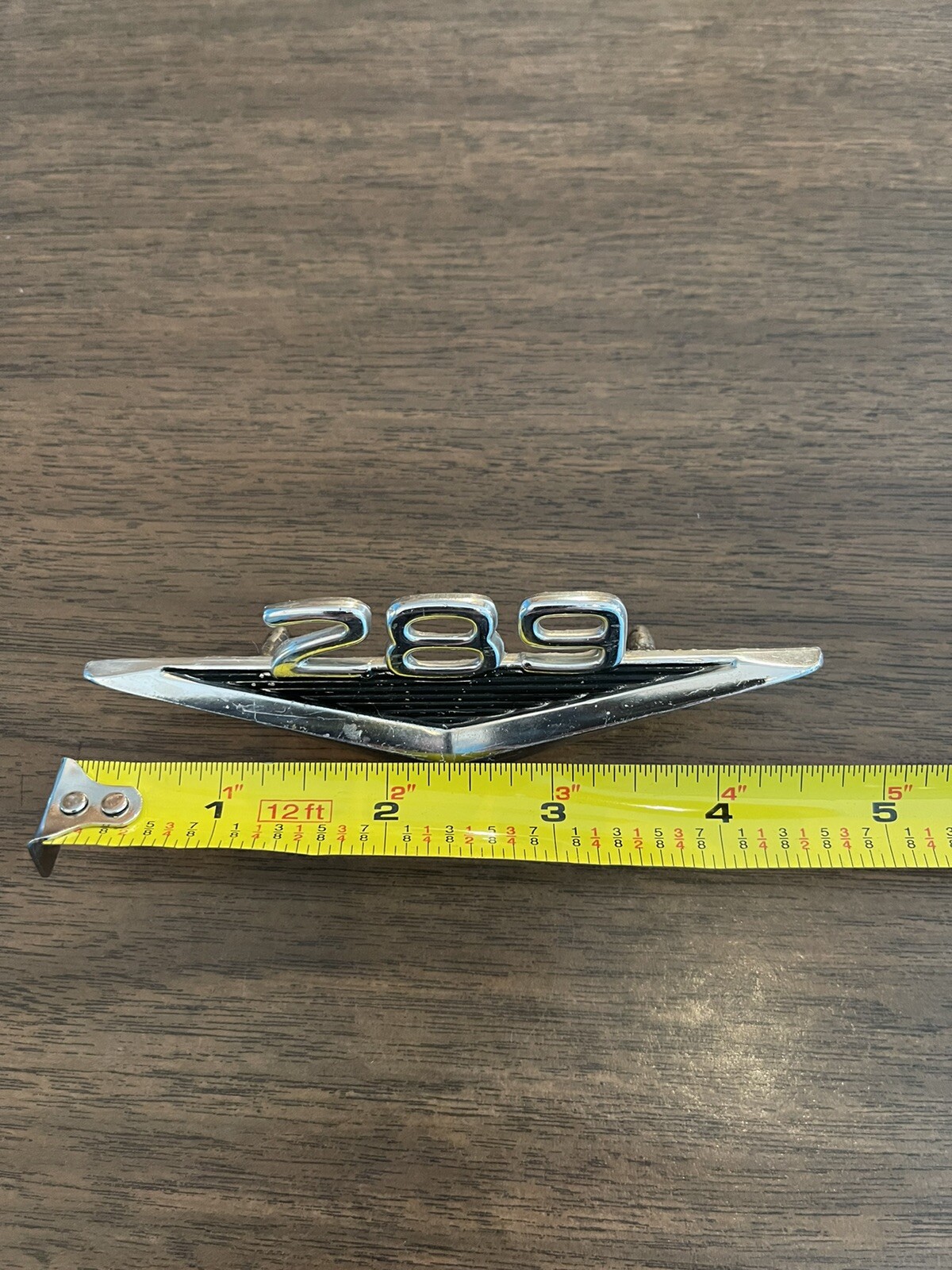 1965-66 289 Ford Mustang Engine Size Emblem | eBay