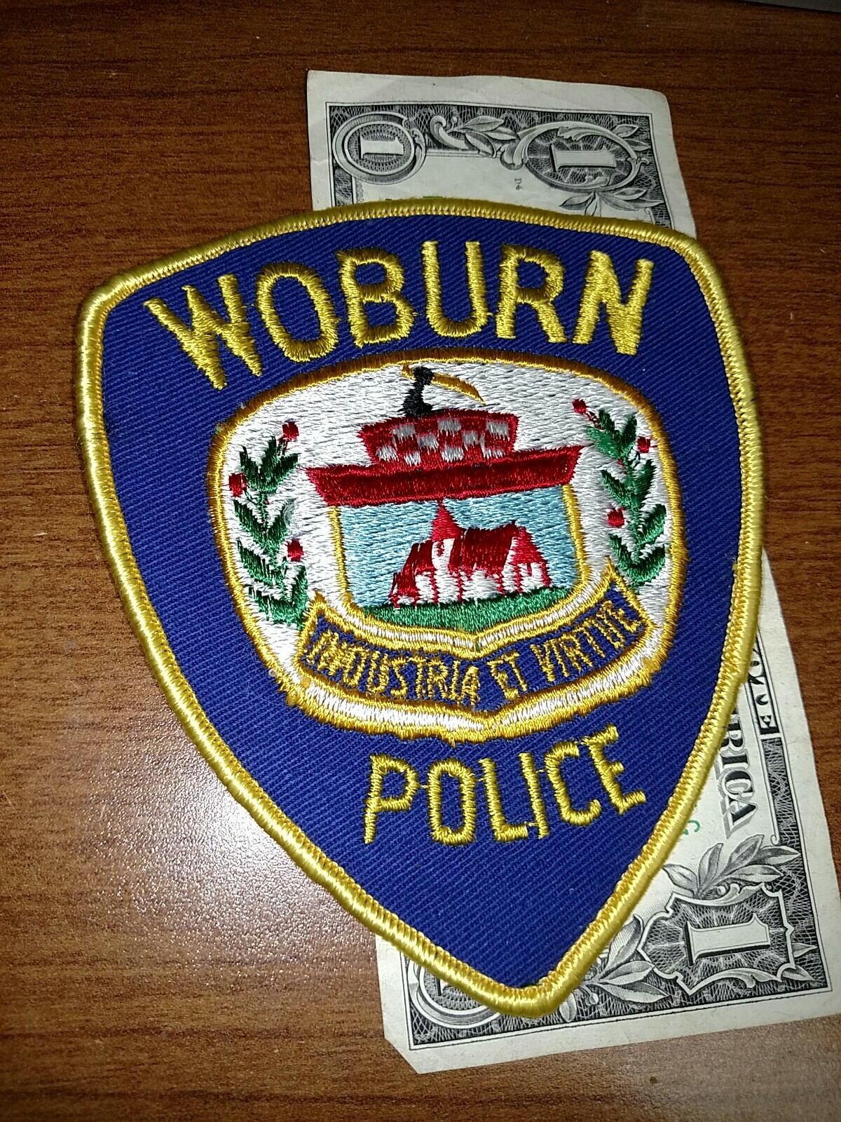 Woburn Massachusetts Police Department Patch New Old Stock | eBay