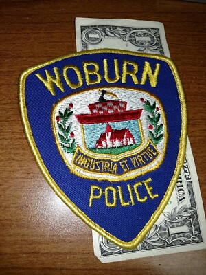 Woburn Massachusetts Police Department Patch New Old Stock | eBay