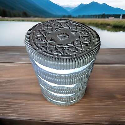 Oreo Crème Stuffed Black Cookie Stool Side Table Tik Tok Viral ...
