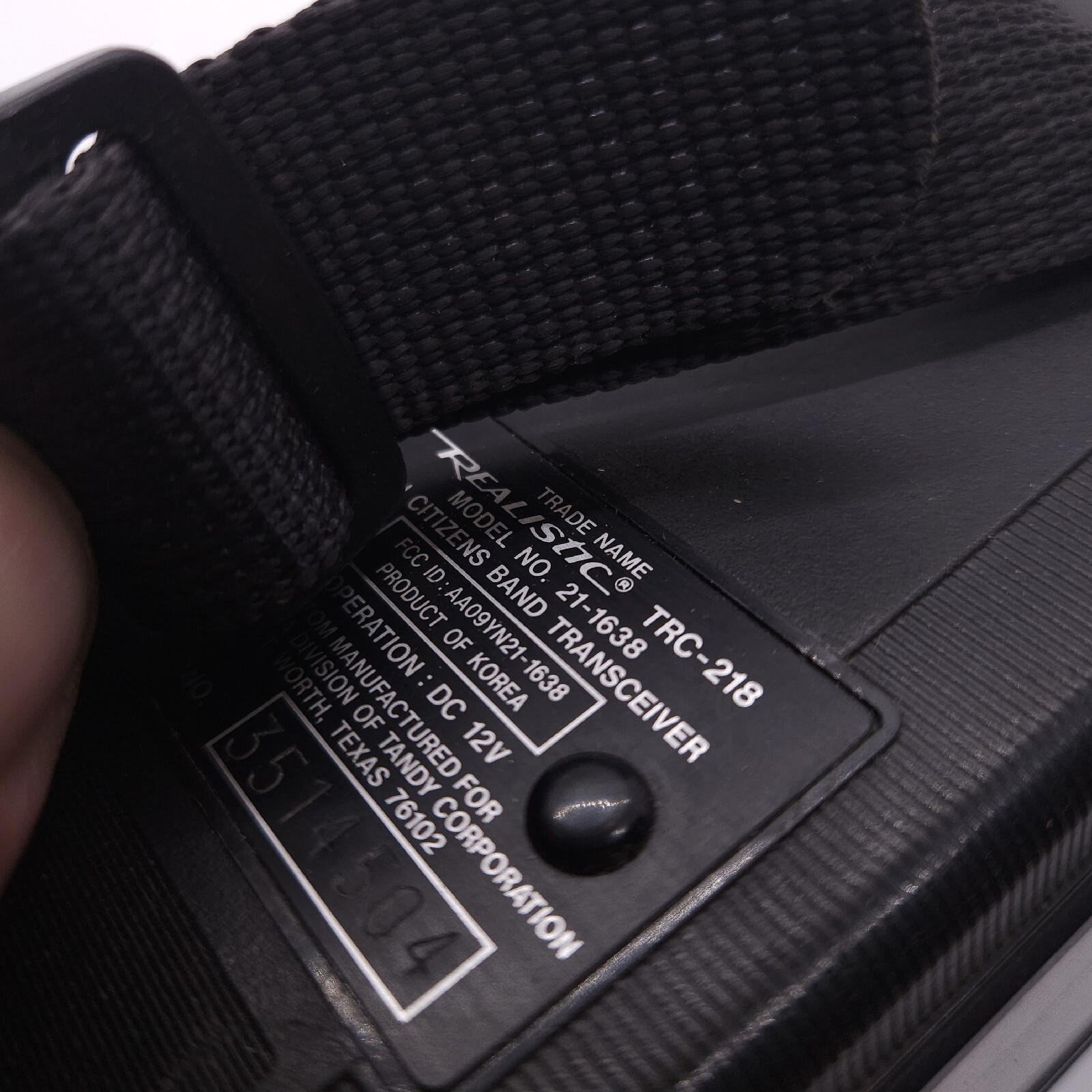 Realistic TRC 218 CB Radio Transceiver Walkie Talkie for sale online | eBay