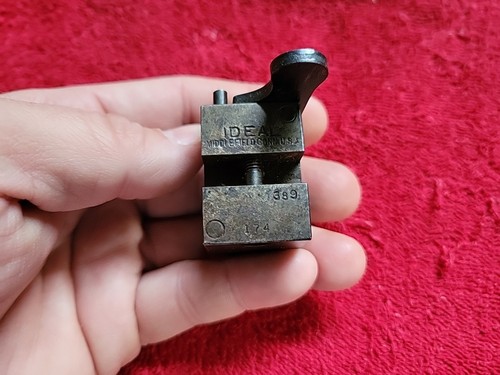 Vintage Lyman Ideal Bullet Mould Blocks Mold 389 174 Round Ball ...