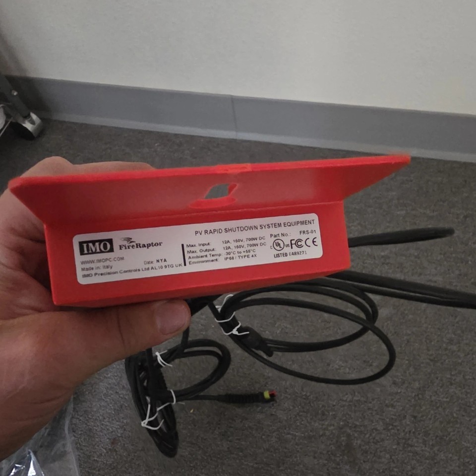 Outback frs-01 FireRaptor Solar PHOTOVOLTAIC Emergency Fire Shutdown ...