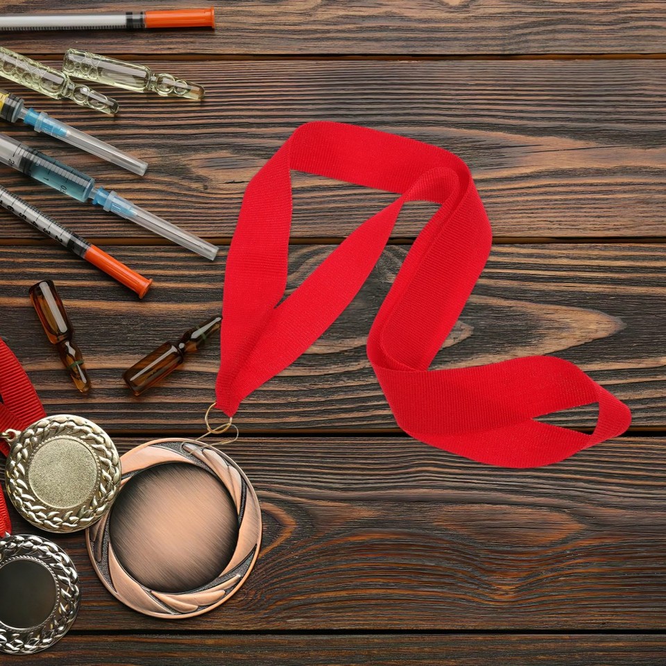 30PCS Award Ribbon: Medal Neck Ribbons - Flat Medal Lanyard with Snap ...