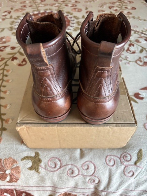 Nicks Handmade Boots Robert 55 Last Size 8.5C Brown Horween Chromexcel ...
