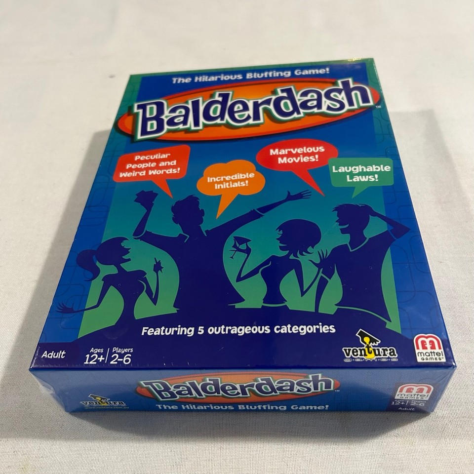 Balderdash The Hilarious Bluffing Game 2015 Mattel Brand New | eBay UK