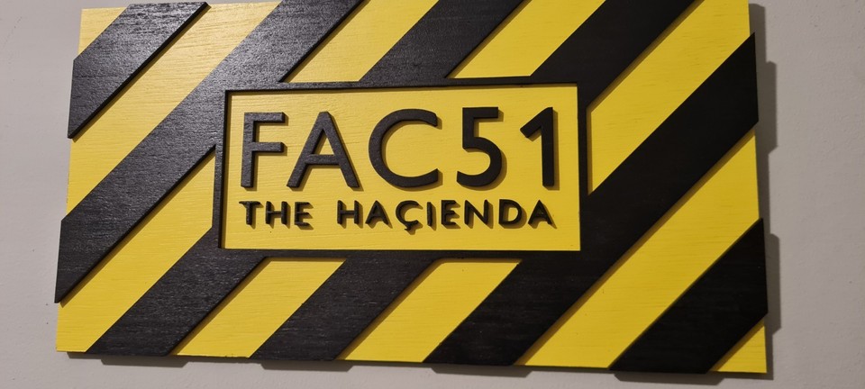 Hacienda 3d Wall Art Sign Manchester Madchester Fac51 375mm X 200mm | eBay