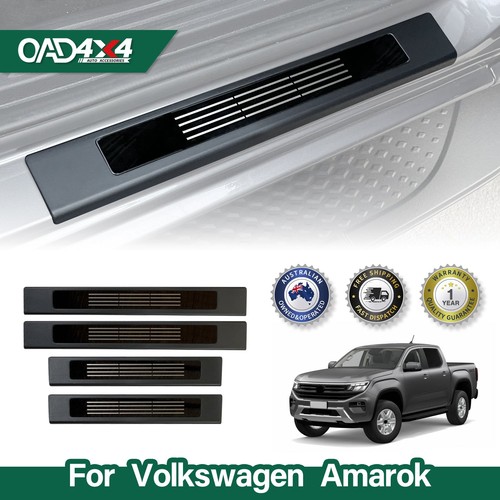 Black Door Sill Protector for Volkswagen Amarok Dual Cab NF Series 2023 ...