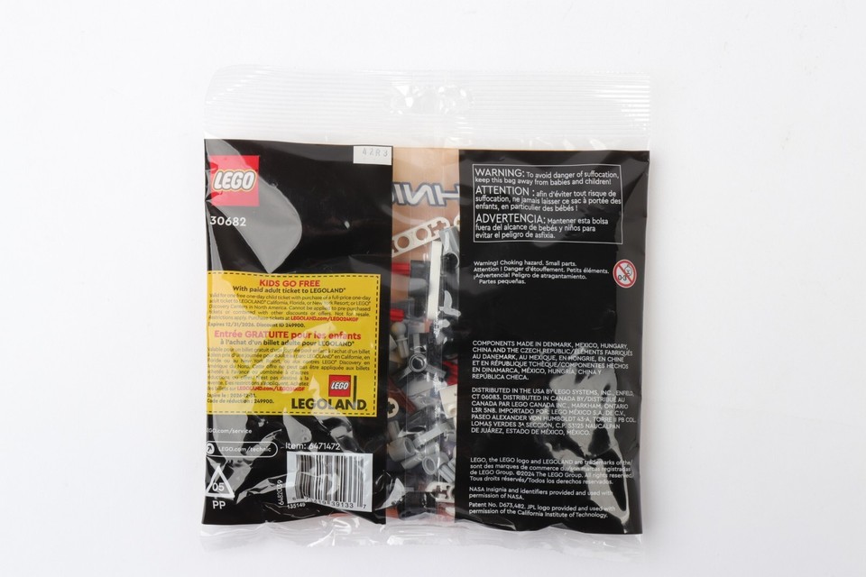 2024 LEGO Technic NASA Mars Rover Perseverance Droid 30682 Polybag IN ...