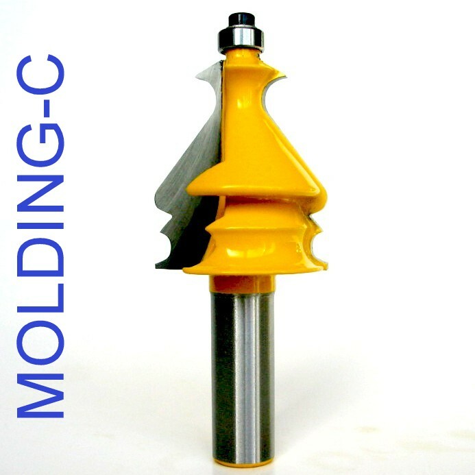 1 PC 1/2" SH Base Architectural Molding C Router Bit S | eBay