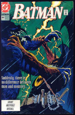 BATMAN #464-Last solo Batman story-Norm Breyfogle Art-1991-VF+/VF++ b ...