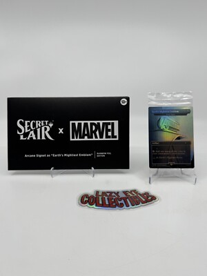 Secret Lair Marvel Arcane Signet Earth's Mightiest Foil MTG Magic The ...
