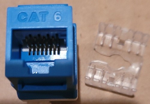 25 Pack - CAT6 Insert Keystone RJ45 Female Punch Down Jack Insert ...
