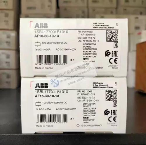 1pc ABB AF16-30-10-13 100-250V50/60Hz contactor 1SBL177001R1310 | eBay
