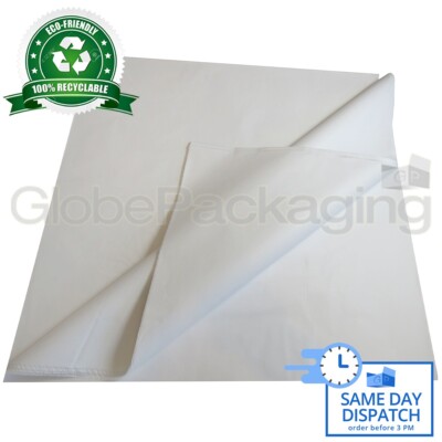 50 SHEETS OF WHITE ACID FREE TISSUE PAPER 500x750mm | eBay UK